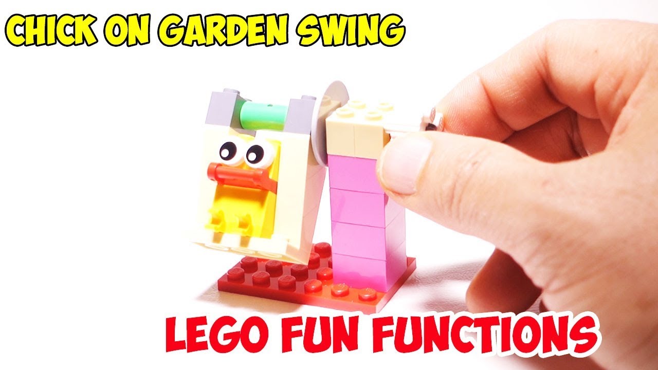 How to Build LEGO Cute Chick on Garden Swing - Fun Functions ( Parts ...