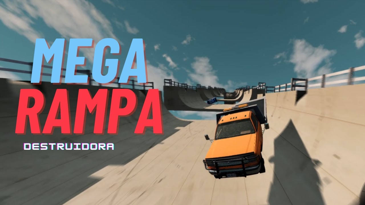 MEGA RAMPA DESTRUIDORA DE CARROS - Beamng Drive #jogo #gaming # ...