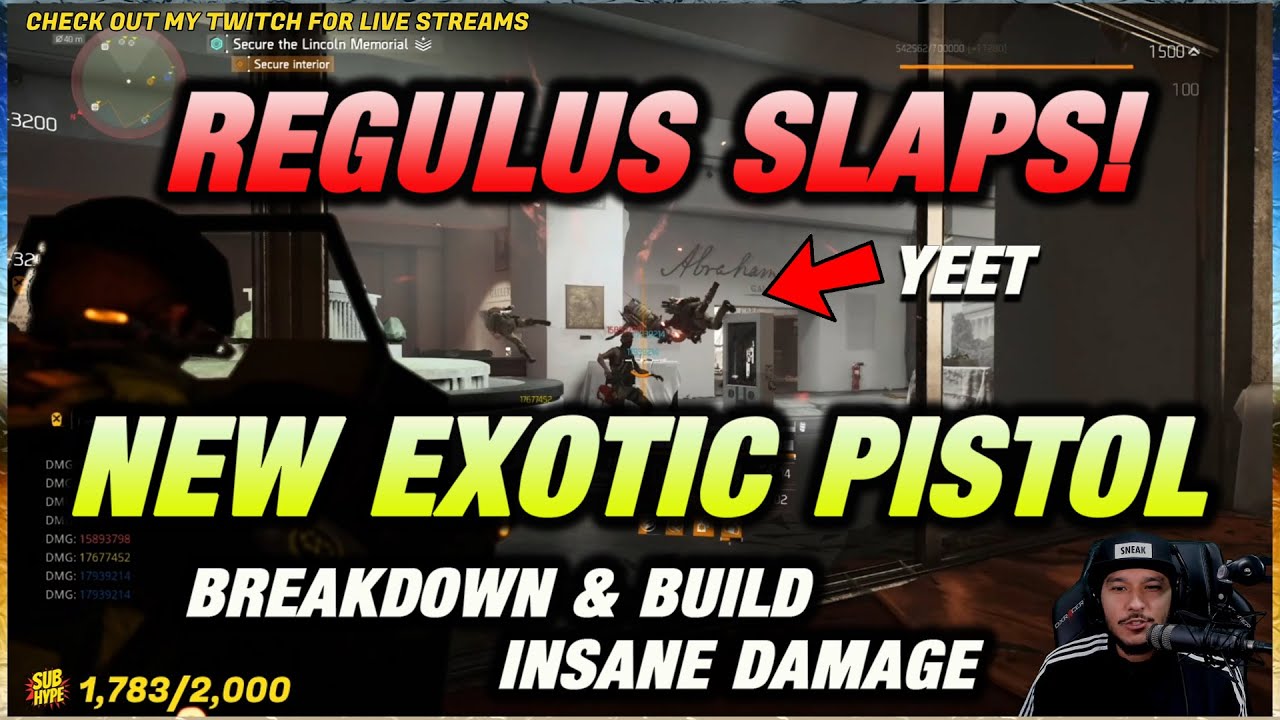 NEW EXOTIC REGULUS BUILD & BREAKDOWN | The Division 2 - YouTube