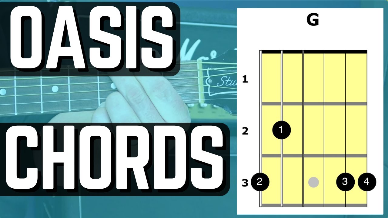 5 Open Chord Variations Used in Oasis Songs | Oasis Chords Guitar ...