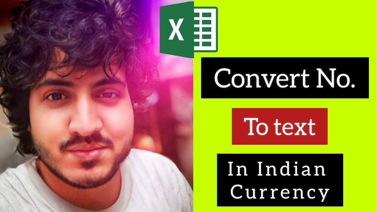 Convert Number To Text In Indian Currency In Excel Hindi YouTube Convert Number To Text In Indian Currency In Excel Hindi YouTube