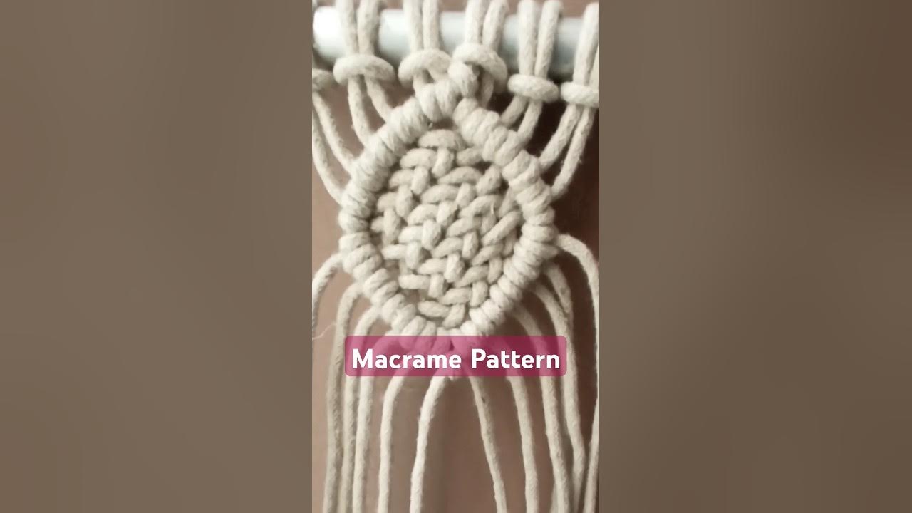Macrame Pattern #shortsfeed #macramecreation #macrametutorial #macrameknots #macrame # ...