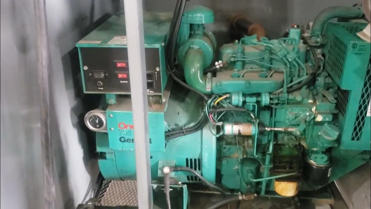 GovDeals: Onan 7.5 Diesel Generator - YouTube