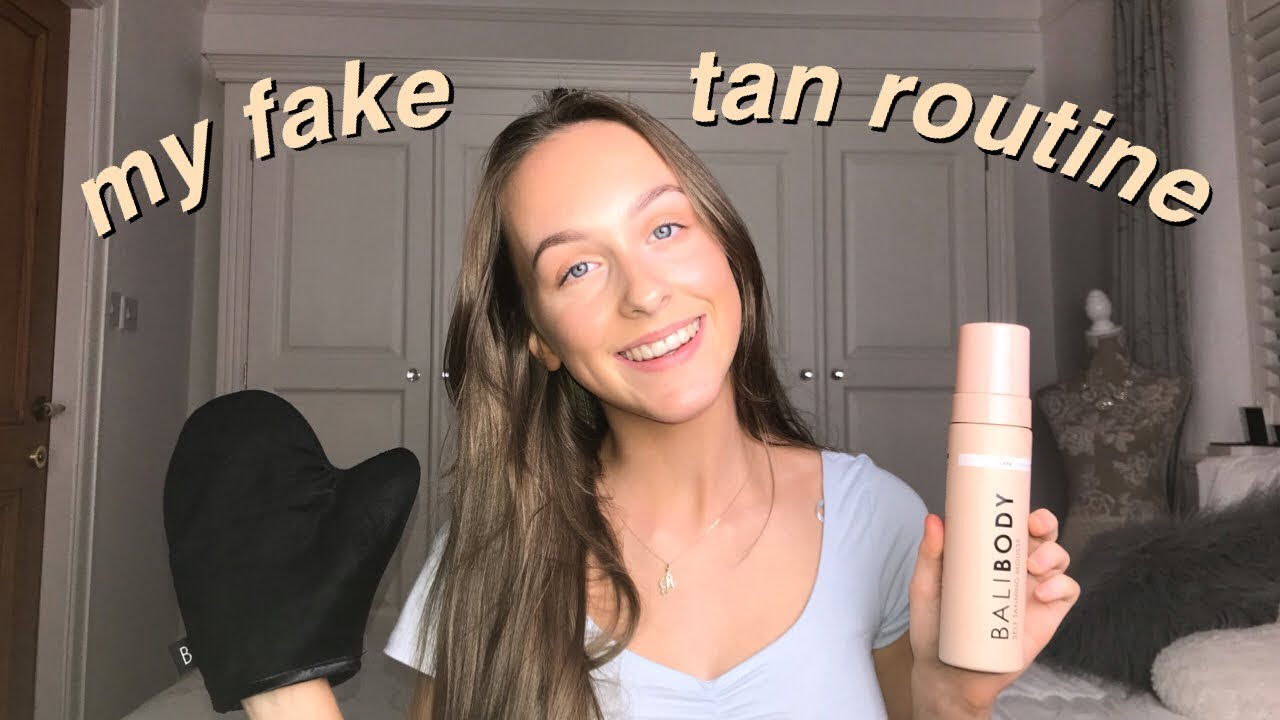 MY FAKE TAN ROUTINE! | Rebecca Batley - YouTube