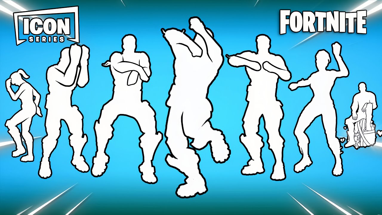 ALL FORTNITE ICON SERIES EMOTES & DANCES !!! - YouTube