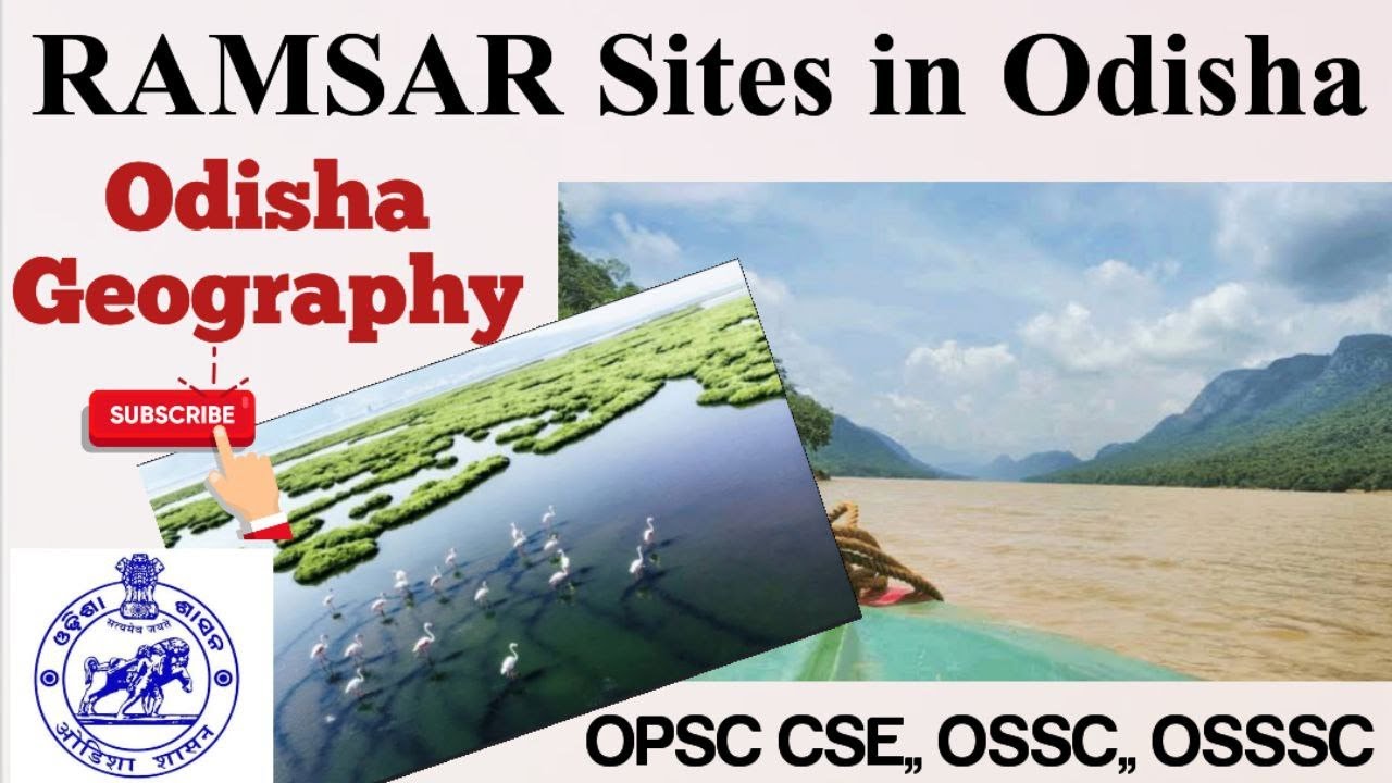 RAMSAR Sites Of Odisha //Odisha Geography // OPSC CSE ,, OSSC,, OSSSC ...