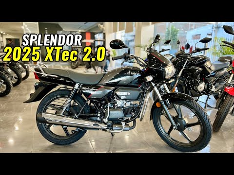 2025 Hero Splendor Plus Xtec 2.0 Detailed Review | Splendor Plus Xtec 2 ...