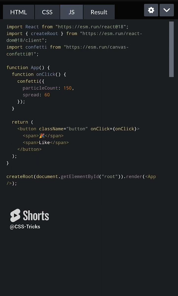 Css Confetti Button Youtube
