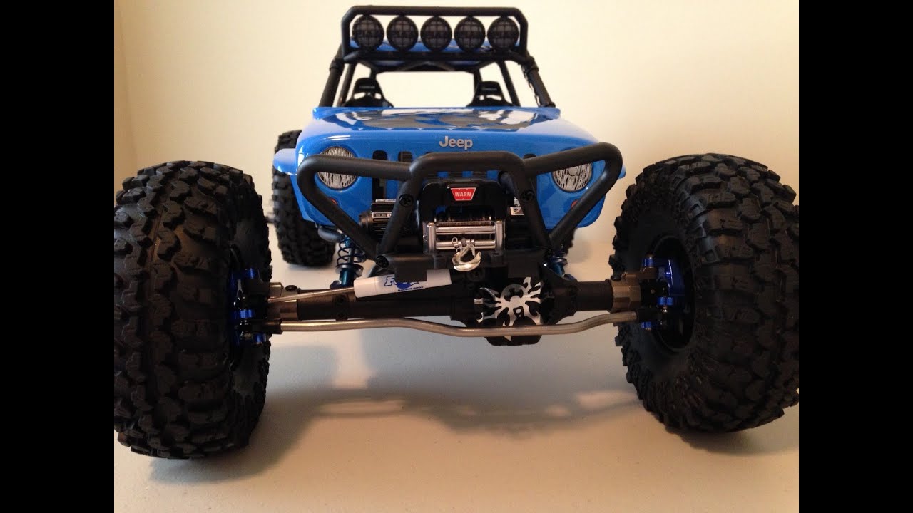 RC4WD Warn 9.5 cti Winch install on an Axial Racing Wraith - YouTube