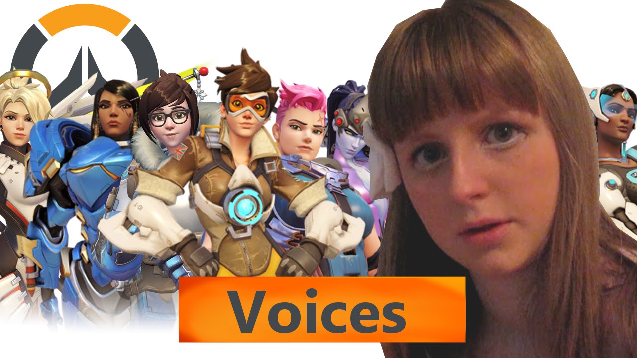 Voice acting all Female characters! ~Overwatch - YouTube