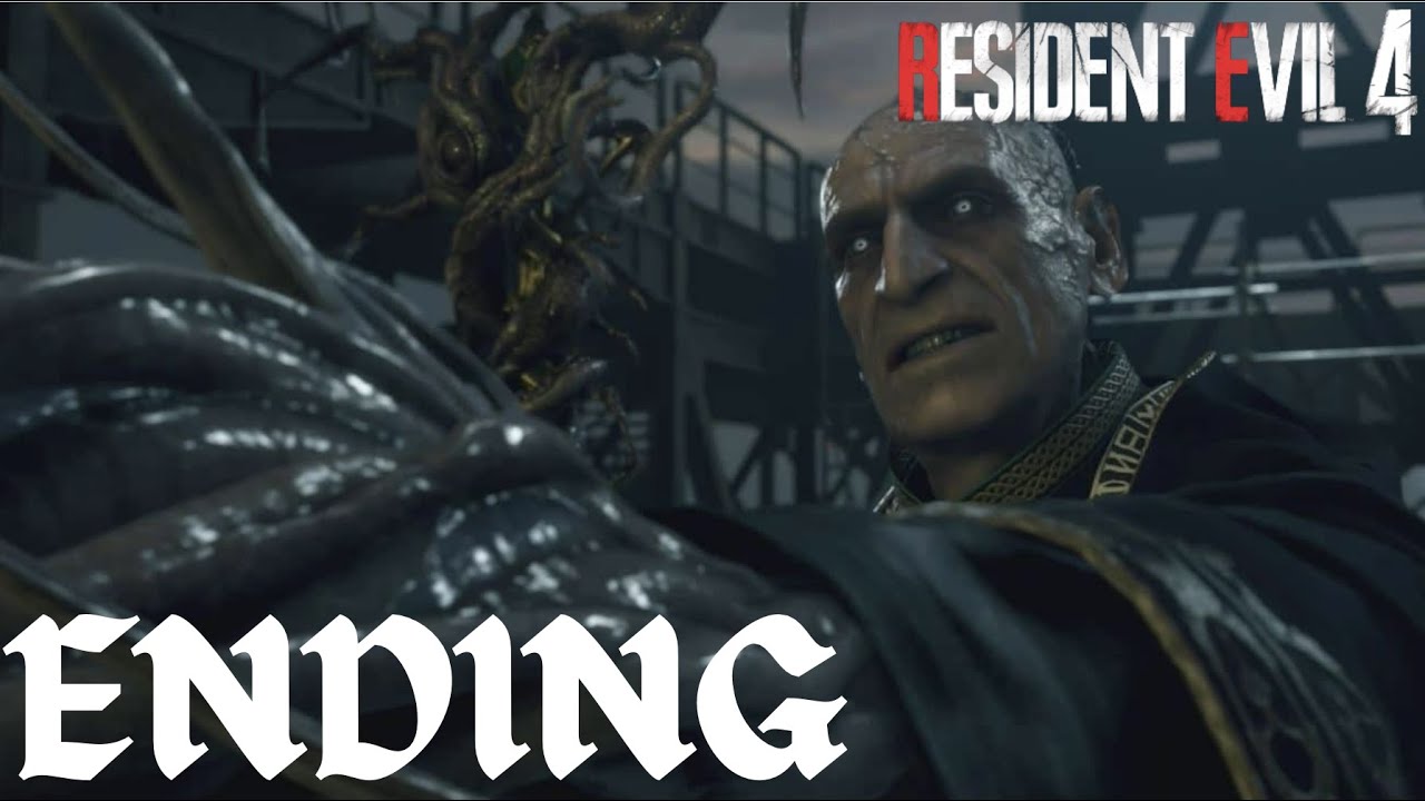 MISSION COMPLETE! FINAL BOSS! Resident Evil 4 Remake (Part 28) ENDING ...