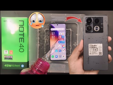 Infinix Note 40 Water Test | 💧💦 Let's See Infinix Note 40 Actually ...