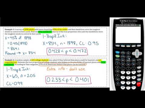 Statistical Methods (STA 2023) - Section 7.4: Calculator Tutorial - YouTube