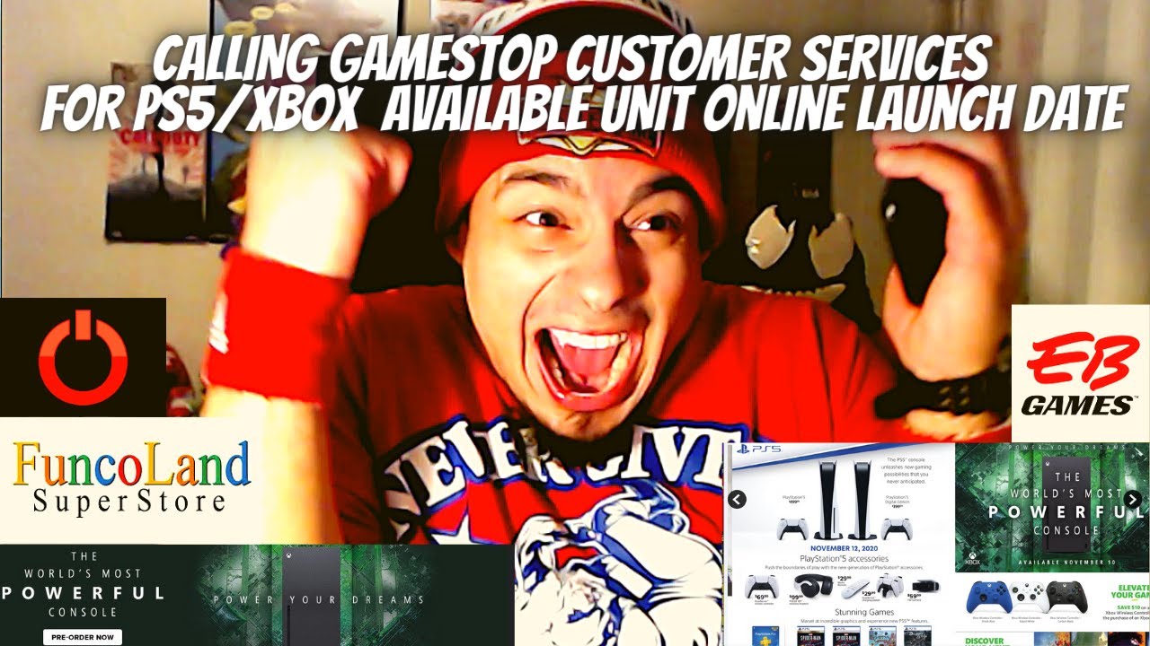 CALLING GAMESTOP CUSTOMER SERVICES FOR PS5/XBOX SERIES X ONLINE IN ...