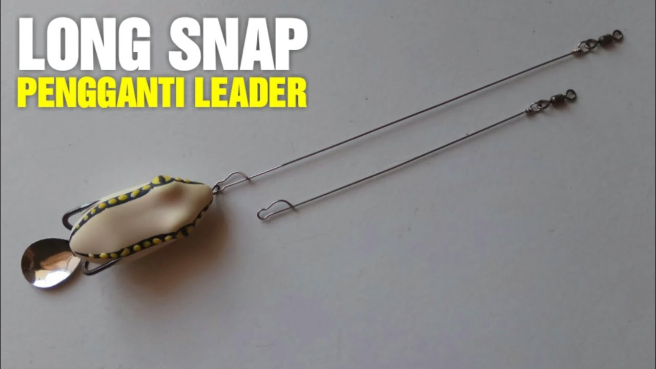 Fishing Hack #9 - DIY Long Snap - YouTube