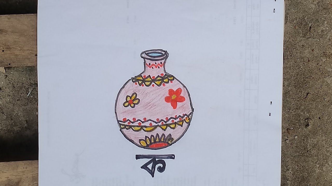 Ho to Draw pitcher step by step( veryEasy)⚱️ - YouTube