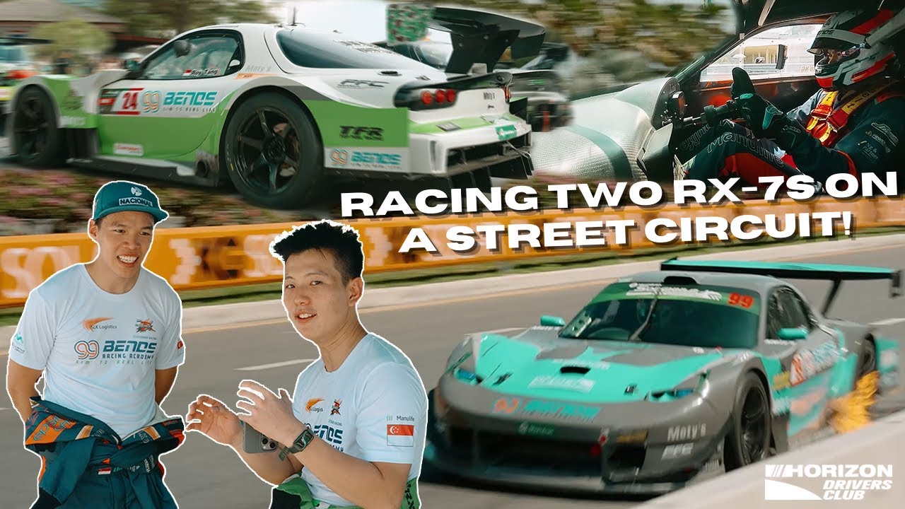 RX-7s go racing in Thailand's Songkhla Street Circuit! - YouTube