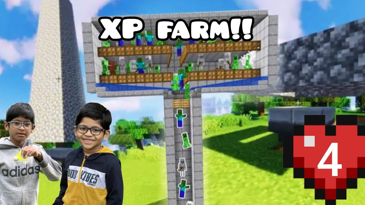 mob XP farm (minecraft multiplayer ) (#4) - YouTube
