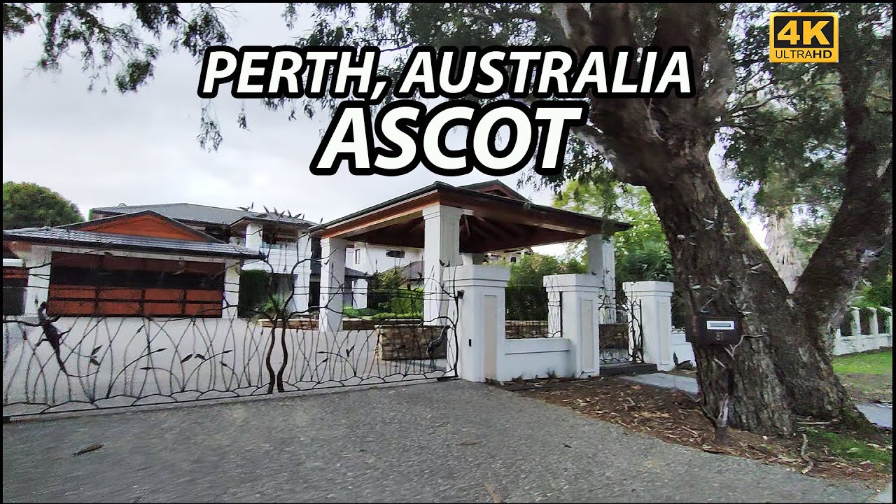 Walking Tour: Suburb of Ascot in Perth, Australia | Walking Along ...
