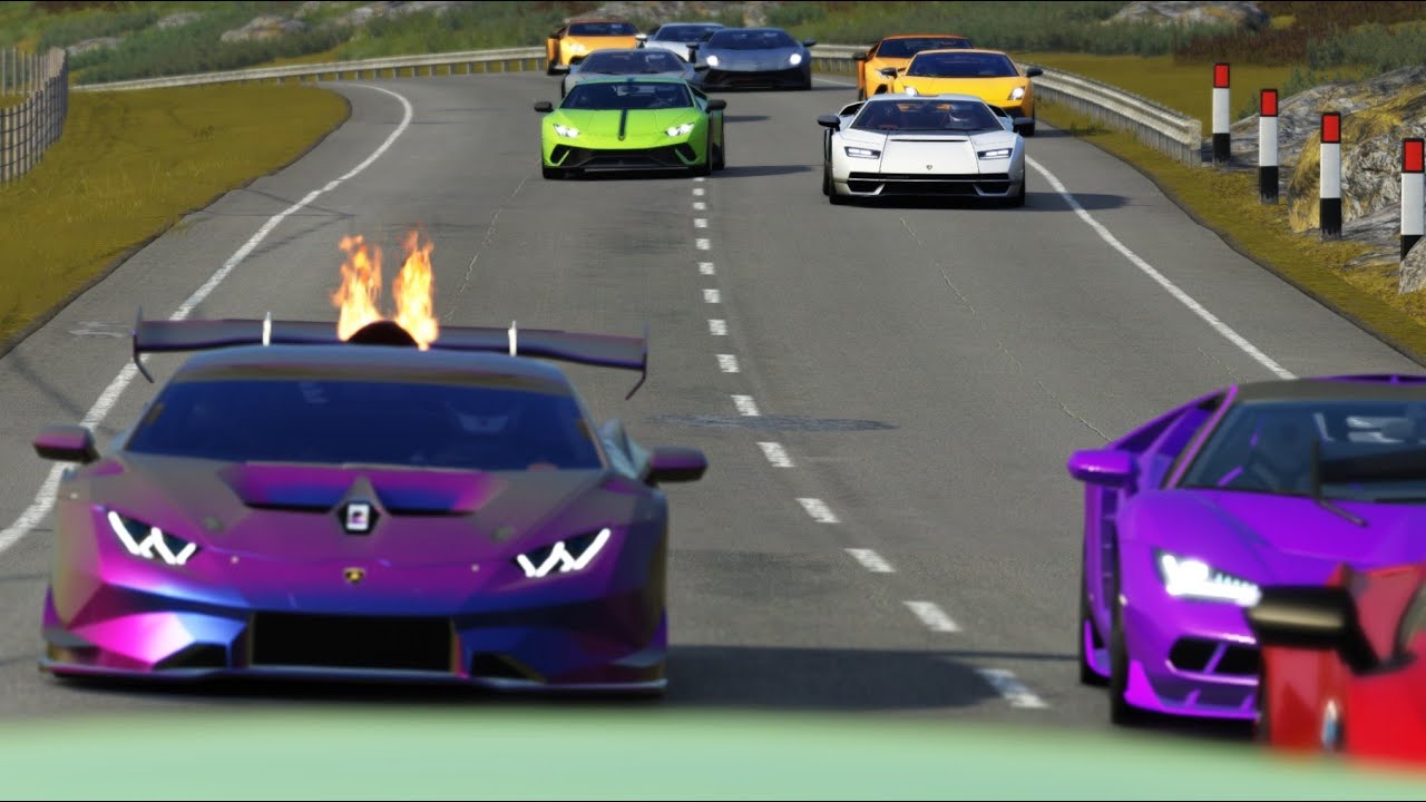 Lamborghini Huracan Alex Choi's Unicorn V4 1083whp vs Lamborghini ...