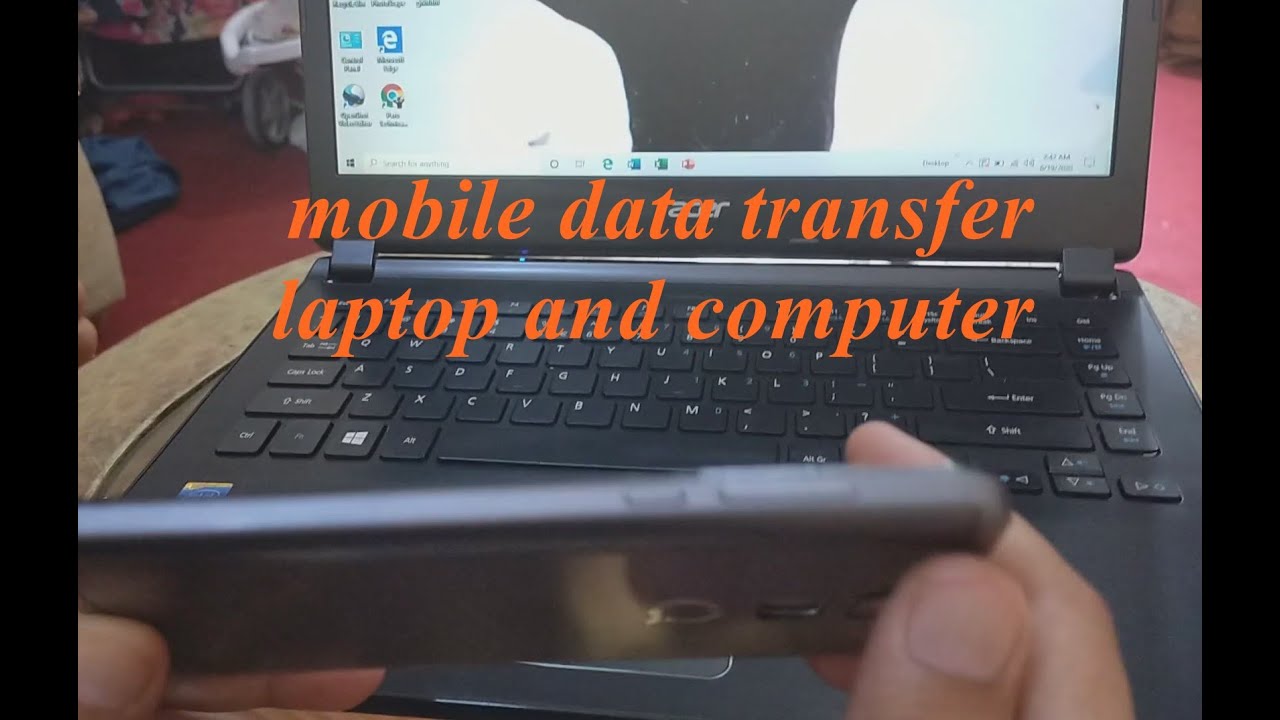 how to transper images and photos mobile to laptop//pc/////laptop pc se ...