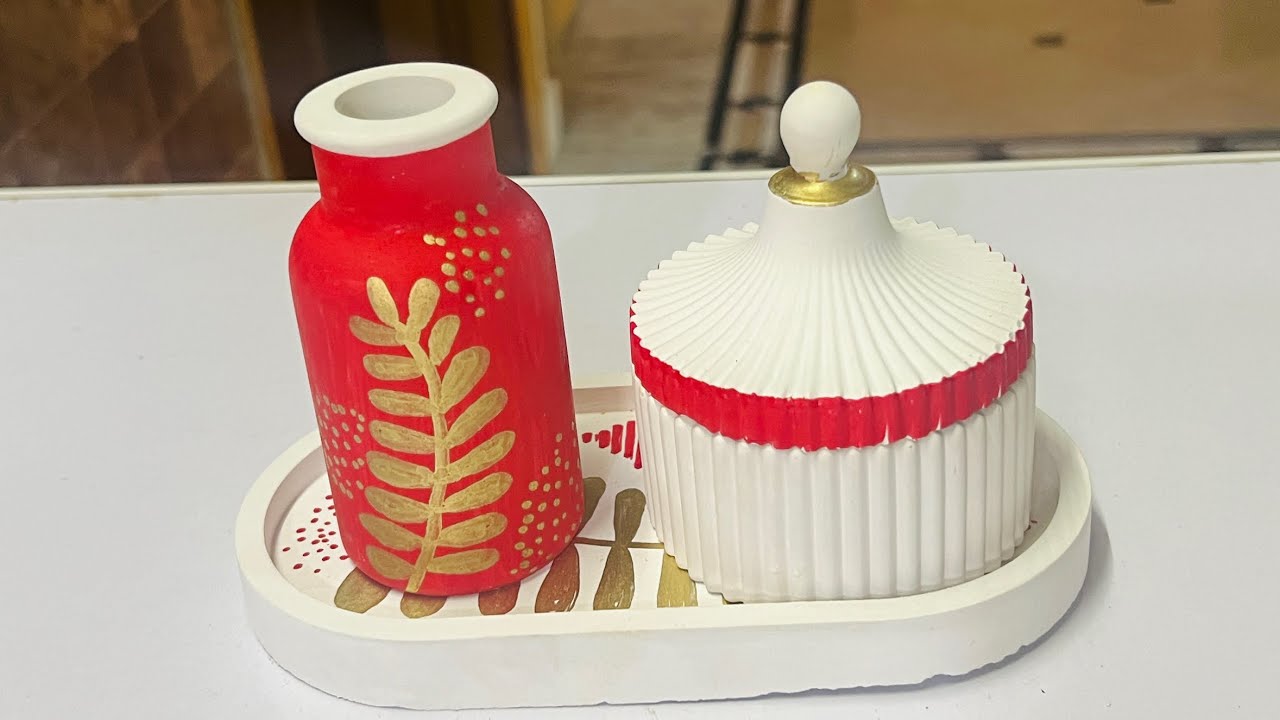 Beautiful Trinket dish | Trinket Art | DIY Trinket Tray Painting Ideas ...