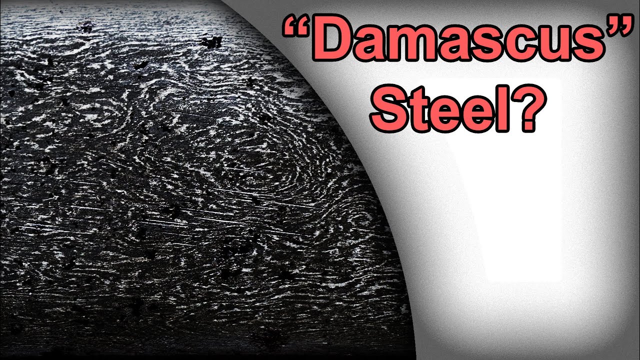 "True Damascus Steel": History, Metallurgy, Production - YouTube