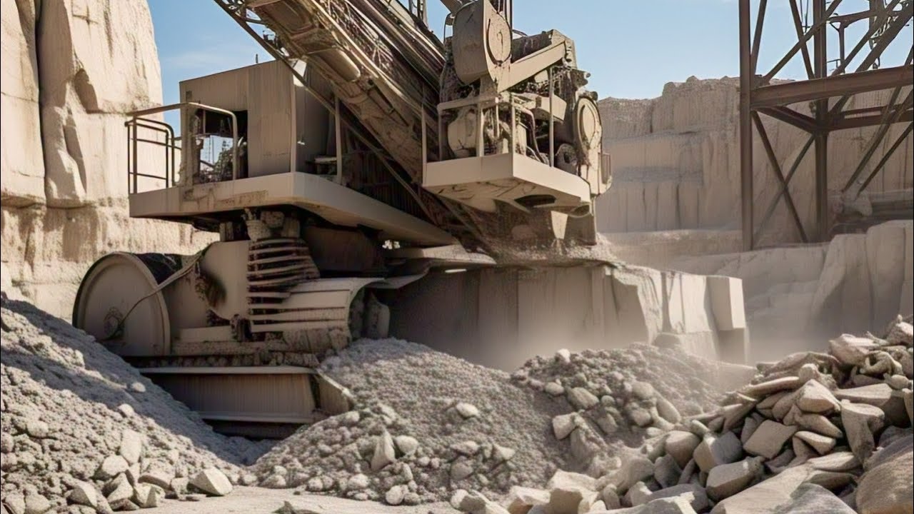 Amazing Quarry Primary Rock Crushing Machine Working | Satisfying Rock ...