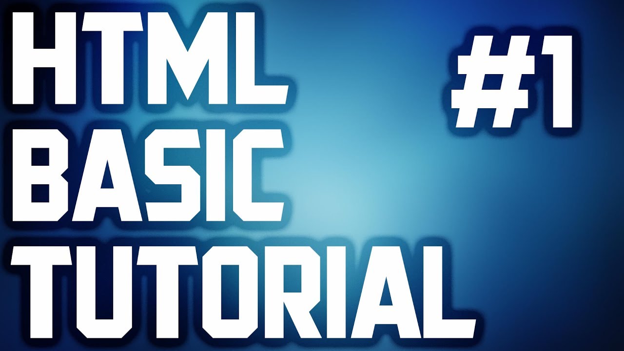 Html Basic Code Tutorial Basic Setup And First Lines Of Code Youtube