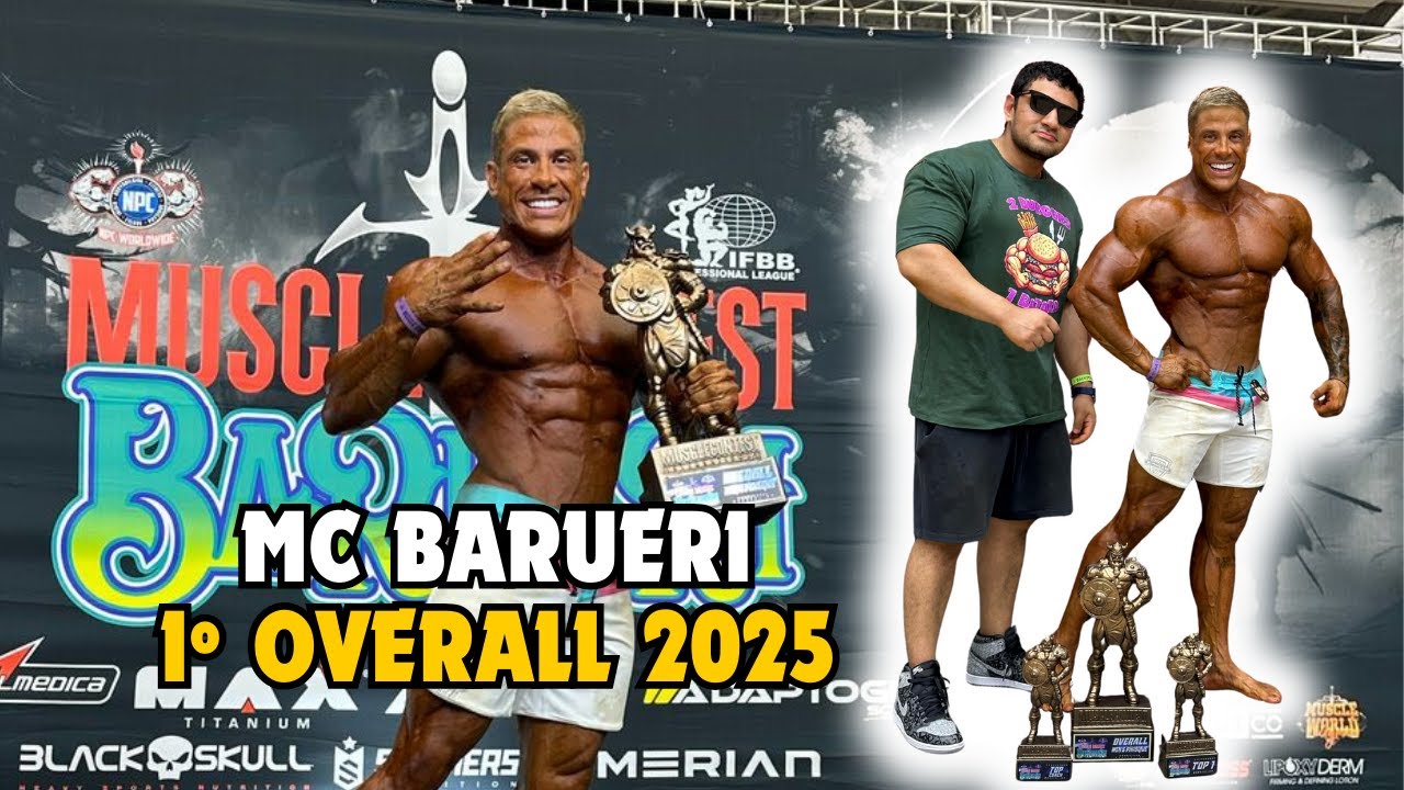 VLOG MC BARUERI - 1º OVERALL DE 2025 - MENS PHYSIQUE - YouTube