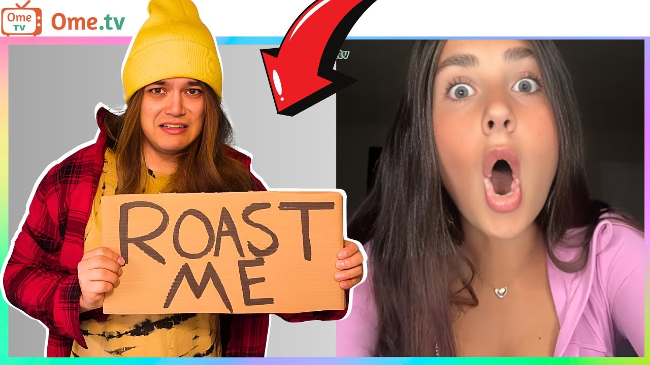 I GET ROASTED BY STRANGERS (But i Get Mad) OmeTv Trolling - YouTube