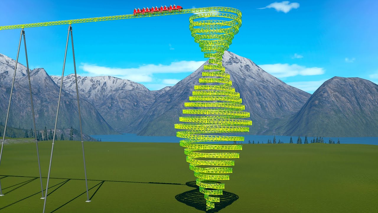 Spinning Top Roller Coaster – Planet Coaster - YouTube