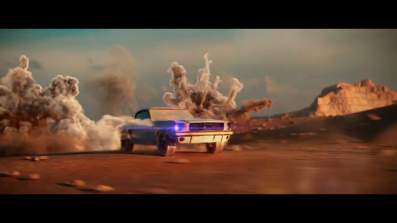 Mustang Drive Desert/ Houdini VFX Breakdown - YouTube