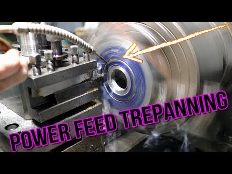 Power Trepanning on the Metal Lathe - YouTube