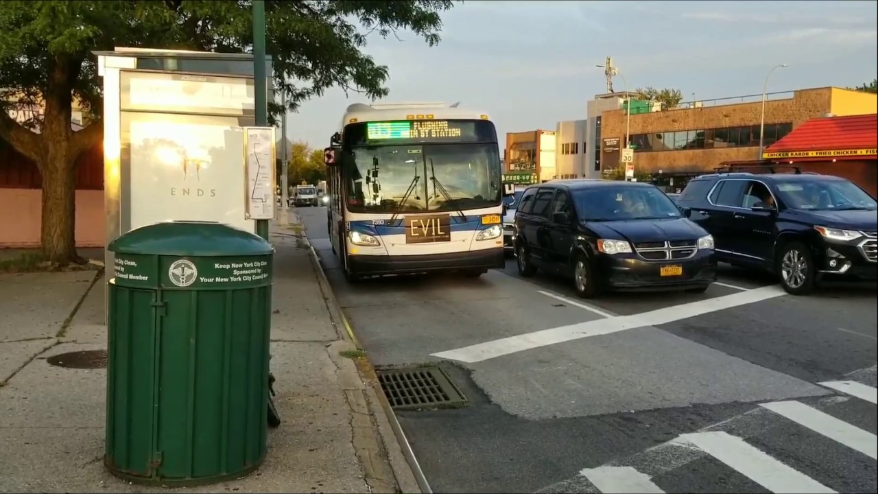 MTA/NICE bus: Q12/Q13/Q76 and N20G action on Northern Blvd and Francis ...