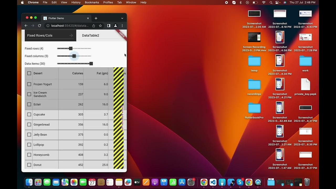 Flutter data_table_2 review - YouTube