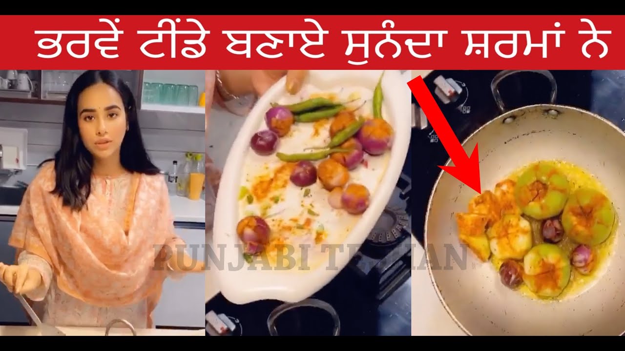 ਭਰਵੇਂ ਟੀਂਡੇ | Bharve Teende ਦੀ Recipes ਦੱਸੀ Sunanda Sharma ਨੇ | Sunanda ...