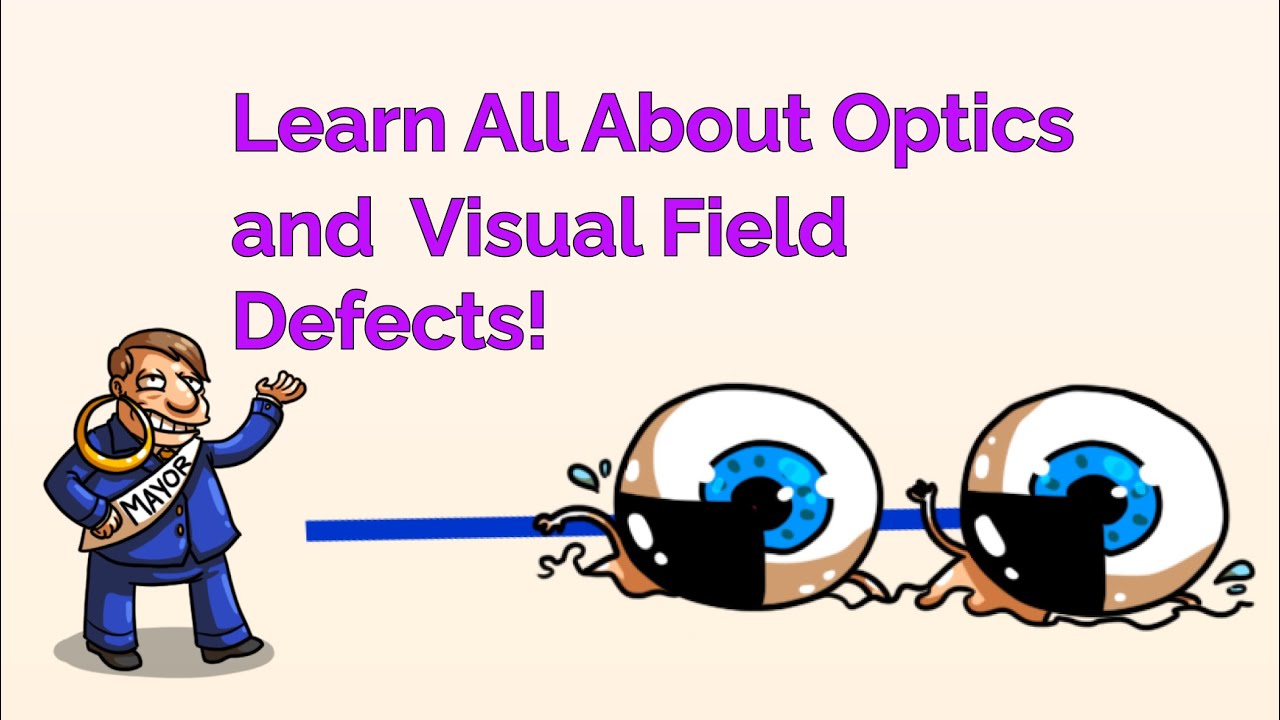 Learn All About Optics and Visual Field Defects! (Step 1, COMLEX, NCLEX ...
