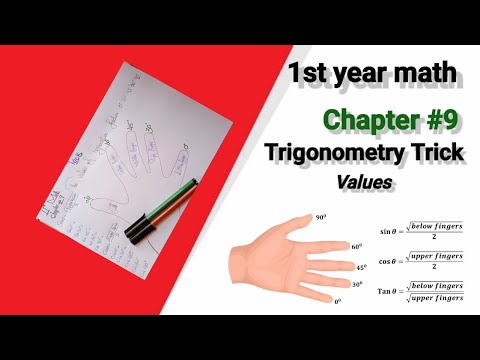 Exact Trigonometry Values using hand trick|Trick To Remember ...
