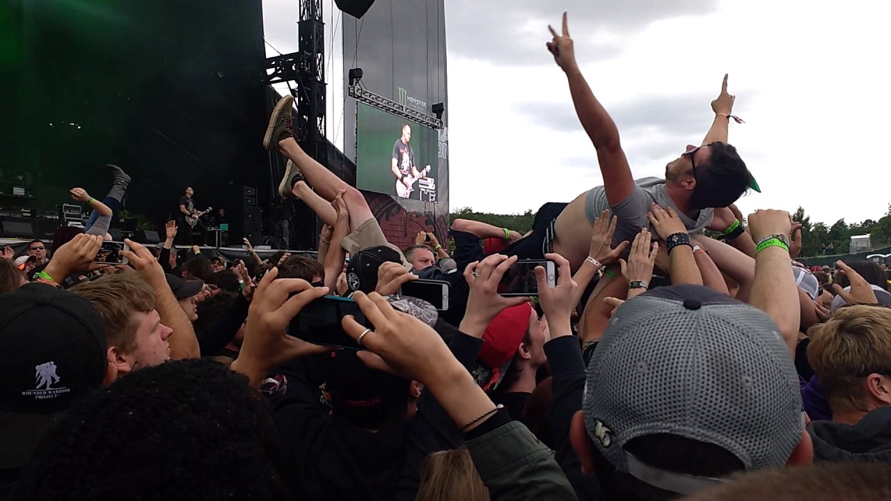 Crowd-surfing & Moshing - Alter Bridge -Carolina Rebellion - 5/6/2017 ...