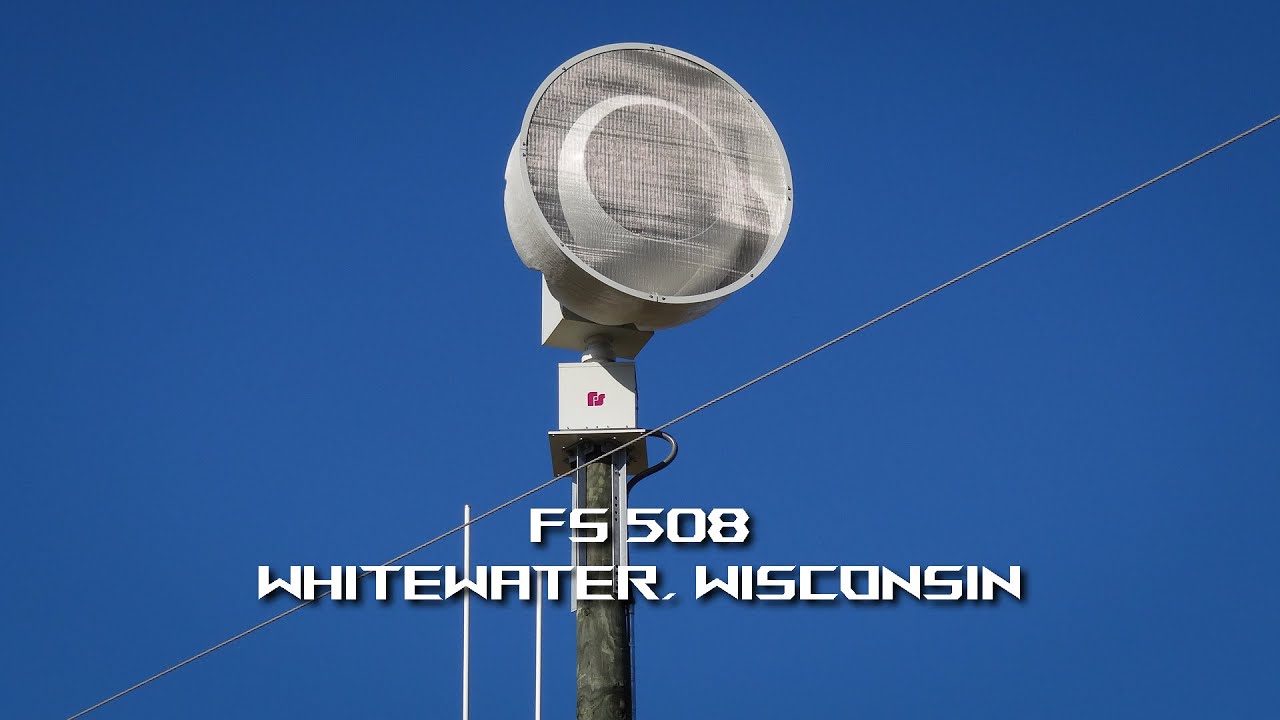 FS 508 Tornado Siren Test - Alert - Whitewater, WI - YouTube