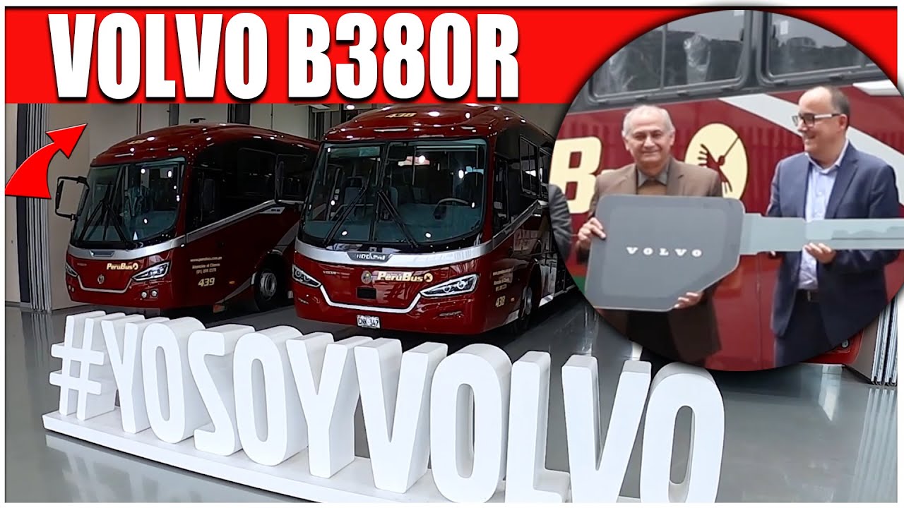 Volvo Group Peru entrega 20 buses B380R a Perú Bus - YouTube