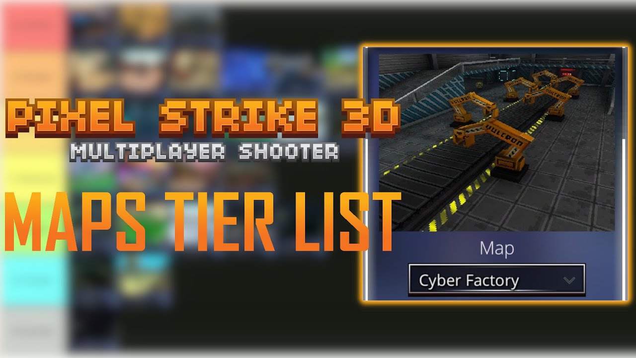 Pixel Strike 3D MAPS TIER LIST! (Best and Worst Maps) - YouTube