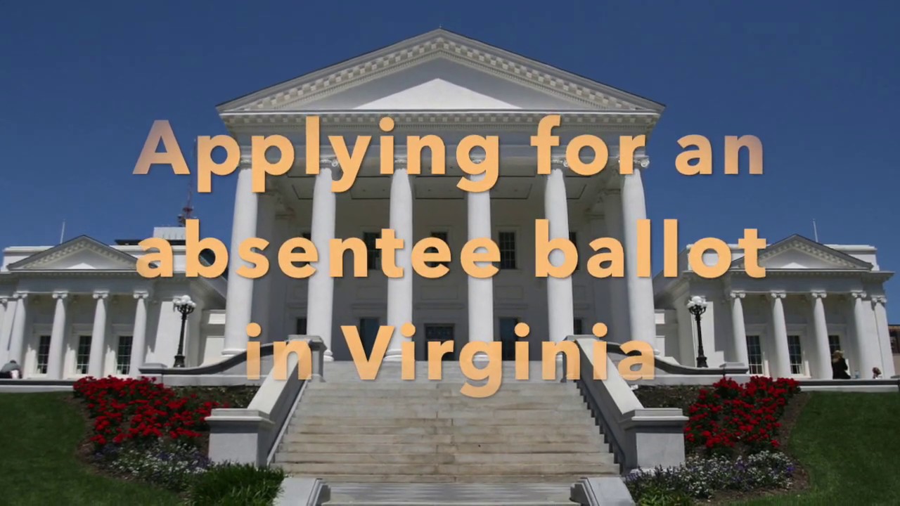 Applying on-line for an absentee ballot in Virginia - YouTube