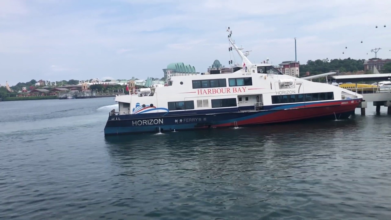 Ferries At Harbourfront And Vivo City in Singapore June 2019 - YouTube