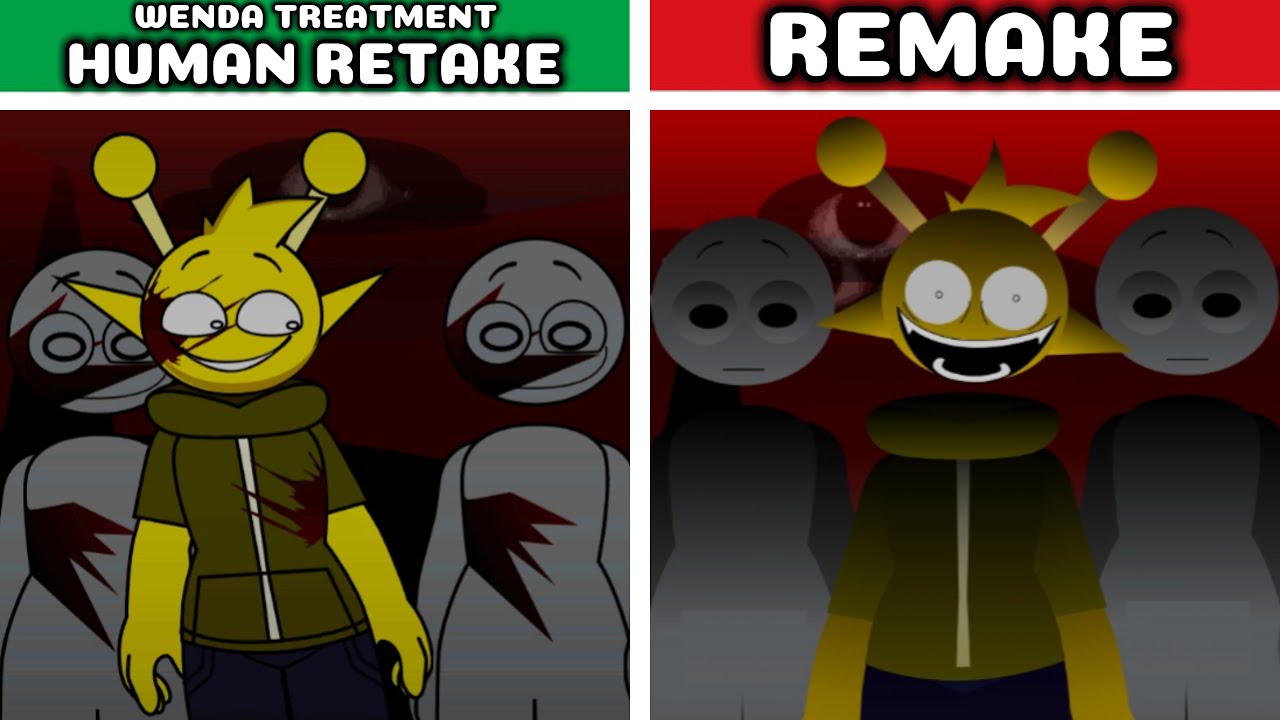 Incredibox Sprunki Wenda Treatment (Human Retake) – Normal vs. Remake ...