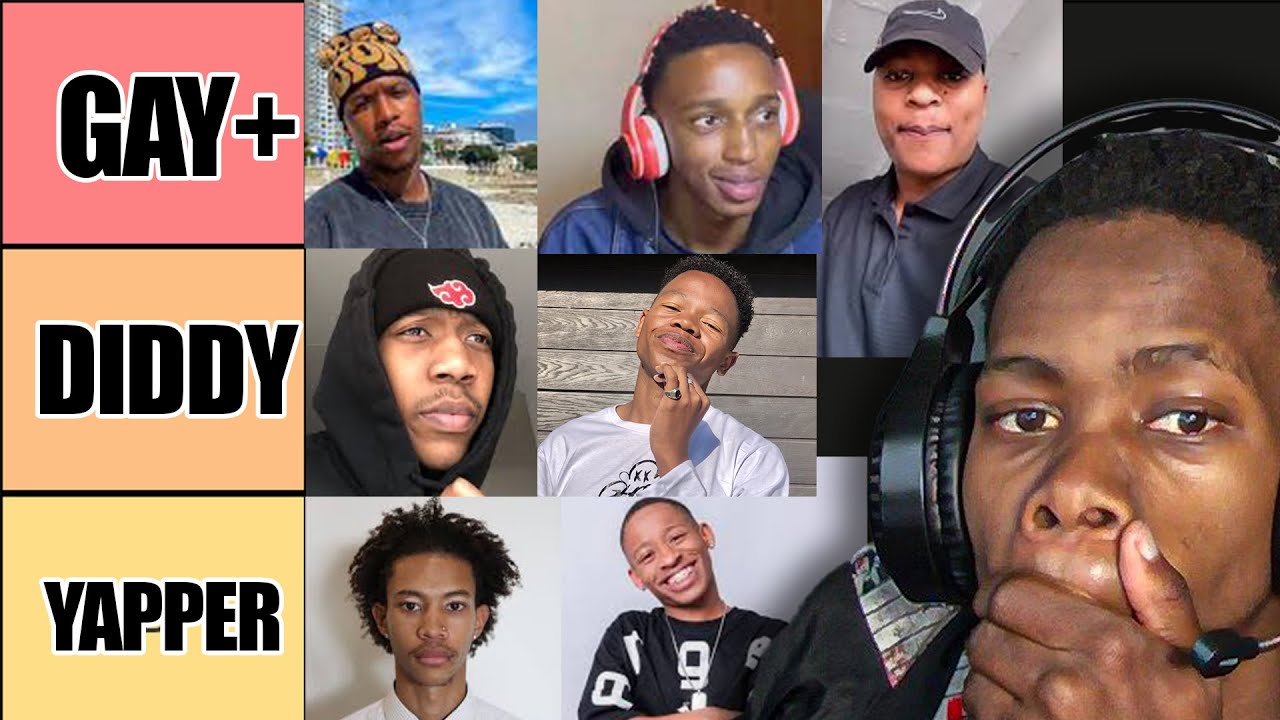 The Diddy Tier list of South African YouTubers - YouTube