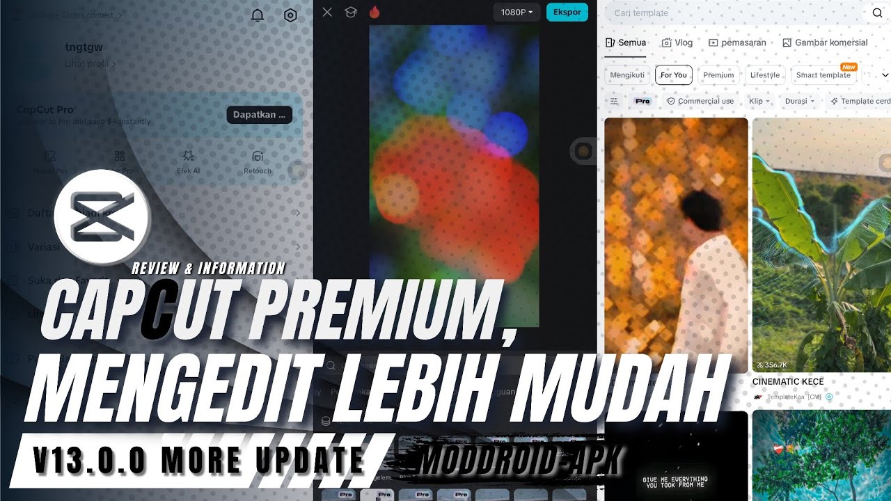Mudah Banget Editing Video Pakai Fitur Capcut Pro Terbaru! | Update ...