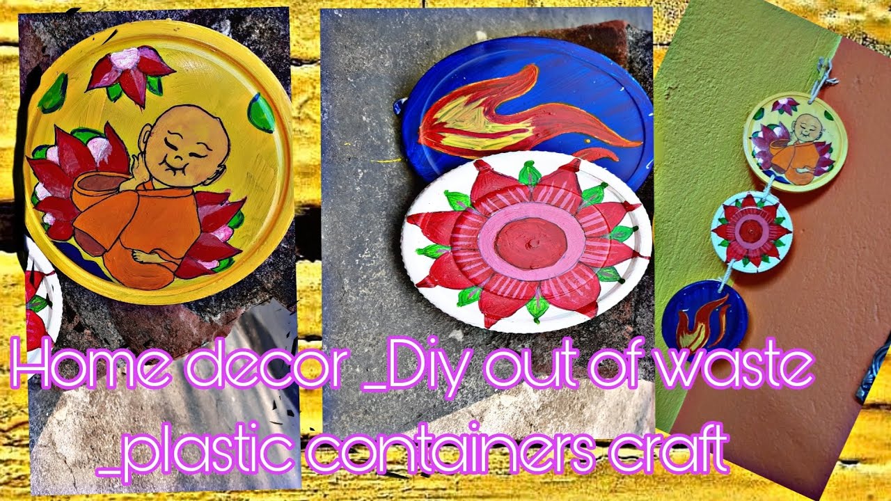 Best use of waste plastic containers cap #diy home decor ideas using ...