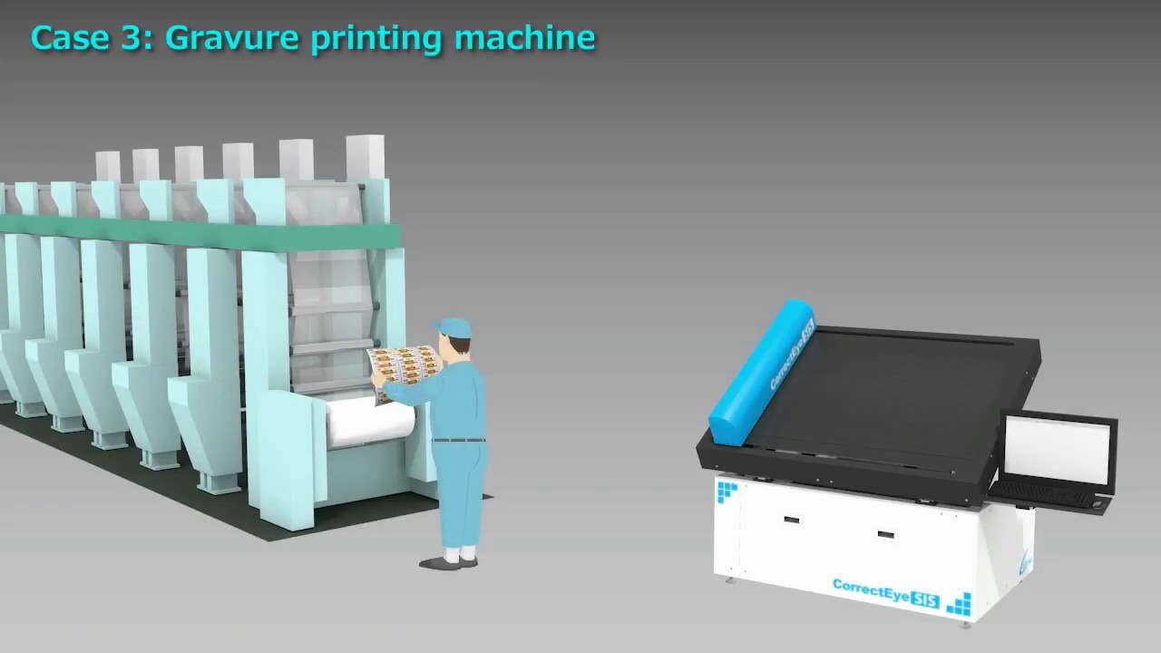 Print inspection system | device | CorrectEye SIS | Contactless scanner ...